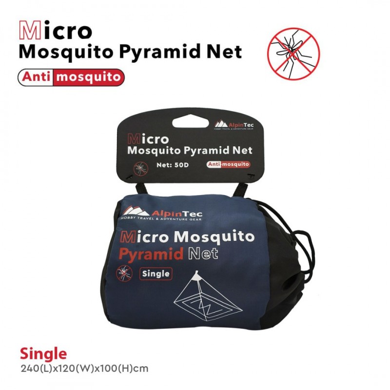 ΚΟΥΝΟΥΠΙΕΡΑ ΠΥΡΑΜΙΔΑ ΜΟΝΗ MICRO MOSQUITO PYRAMID NET SINGLE ALPINTEC ...
