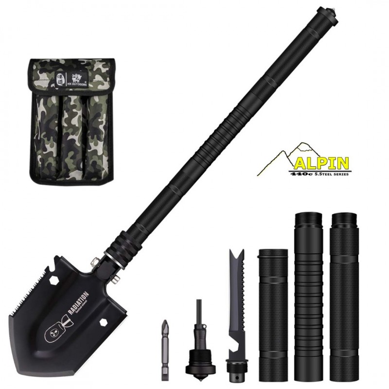 ΠΤΥΣΣΟΜΕΝΟ ΦΤΥΑΡΙ TACTICAL SHOVEL ALPIN 440C STAINLESS STEEL ΑΞΕΣΟΥΑΡ ...