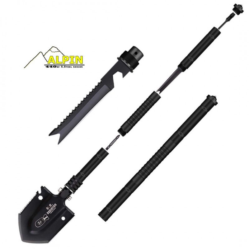 ΠΤΥΣΣΟΜΕΝΟ ΦΤΥΑΡΙ TACTICAL SHOVEL ALPIN 440C STAINLESS STEEL ΑΞΕΣΟΥΑΡ ...
