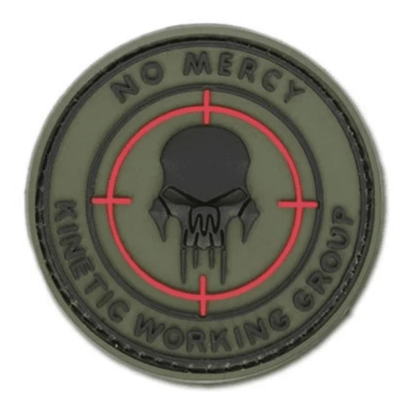 ΣΗΜΑ PVC 444100 PATCH 3D PVC NO MERCY KINETIC WORKING GROUP ΔΙΑΚΡΙΤΙΚΑ ...