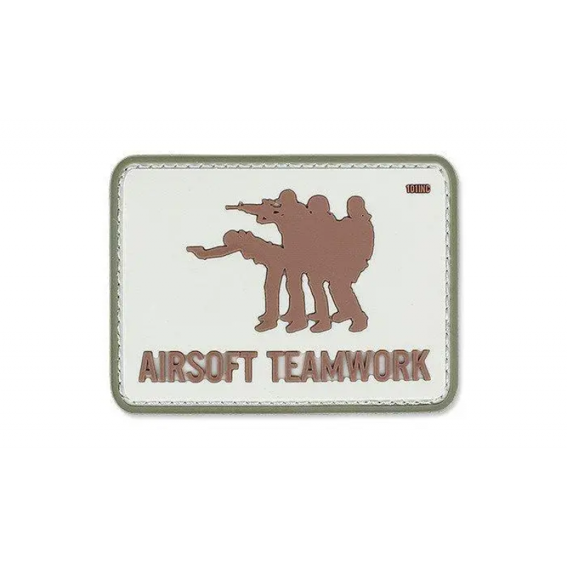ΣΗΜΑ PVC 444130 PATCH 3D AIRSOFT TEAMWORK GREY ΔΙΑΚΡΙΤΙΚΑ ΥΠΗΡΕΣΙΩΝ BCB