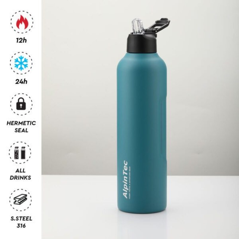 ΘΕΡΜΟΣ ALPINPRO TOUR 950ML ΕΝΥΔΑΤΩΣΗ / ΠΑΓΟΥΡΙΑ - ΔΟΧΕΙΑ ΦΑΓΗΤΟΥ ALPINPRO