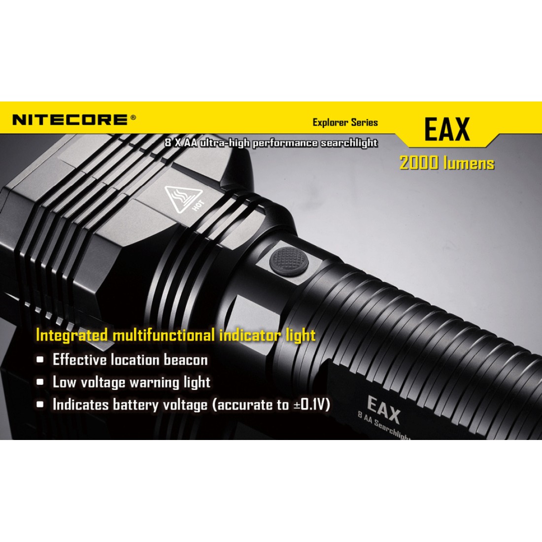 ΦΑΚΟΣ LED NITECORE EAX ΦΑΚΟΙ ΧΕΙΡΟΣ NITECORE