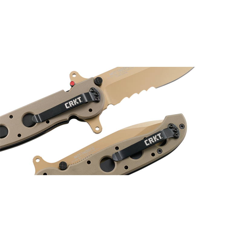 ΜΑΧΑΙΡΙ CRKT M21-14DSFG SPECIAL FORCES DROP POINT W/VEFF SERRATIONS ...