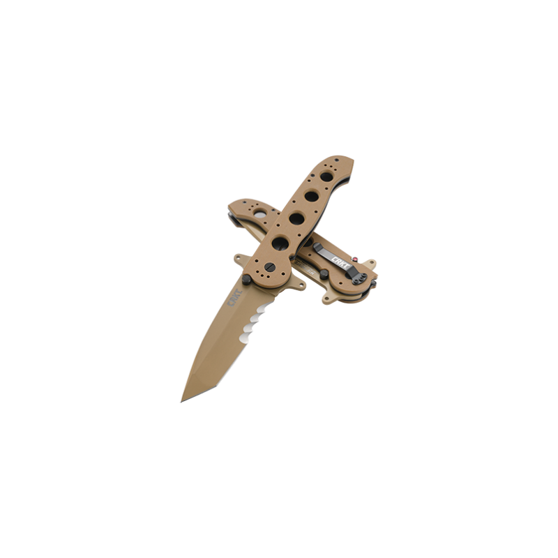 FOLDING KNIFE CRKT M16-14DSFG SPECIAL FORCES W/VEFF SERRATIONS ...