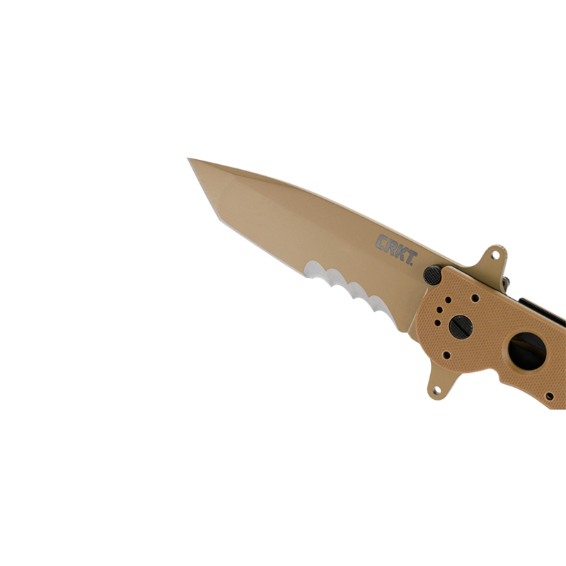 FOLDING KNIFE CRKT M16-14DSFG SPECIAL FORCES W/VEFF SERRATIONS ...