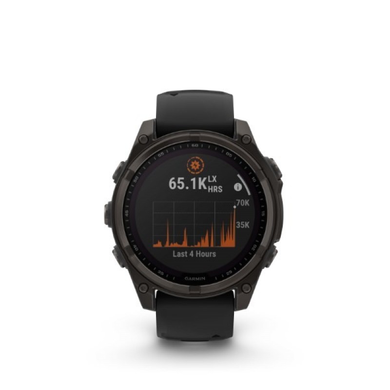 ΡΟΛΟΙ FENIX 8 51MM SOLAR SAPPHIRE TITANIUM CARBON GRAY WITH BLACK AND ...