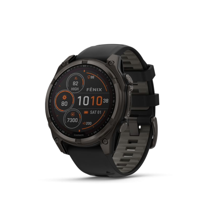 ΡΟΛΟΙ FENIX 8 51MM SOLAR SAPPHIRE TITANIUM CARBON GRAY WITH BLACK AND ...
