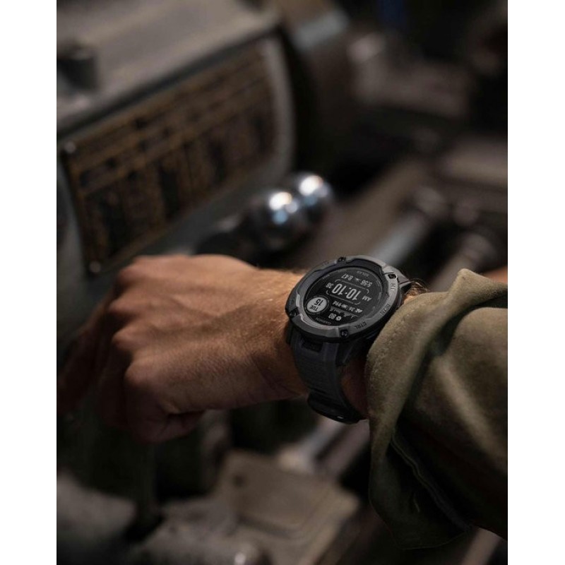 ΡΟΛΟΙ GARMIN INSTINCT 2X SOLAR TACTICAL BLACK SILICONE BAND ΡΟΛΟΓΙΑ ...