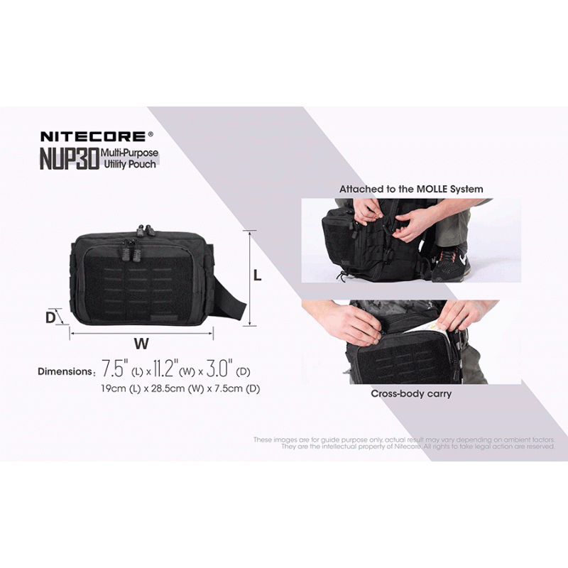 ΤΣΑΝΤΑΚΙ NITECORE TACTICAL POUCH NUP30 ΤΣΑΝΤΑΚΙΑ ΜΕΣΗΣ – ΩΜΟΥ NITECORE